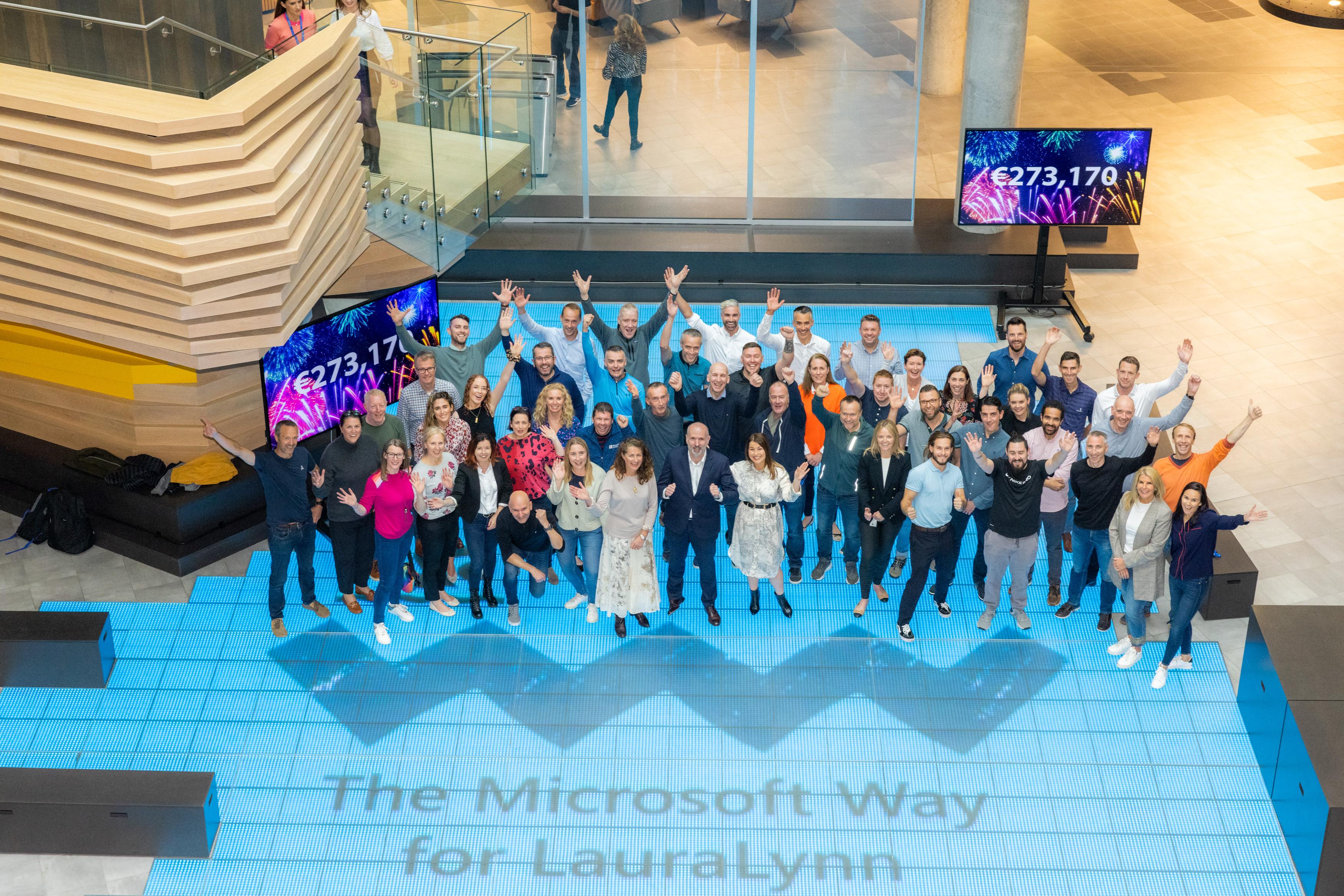 Microsoft Raise Over €270,000 for LauraLynn | LauraLynn